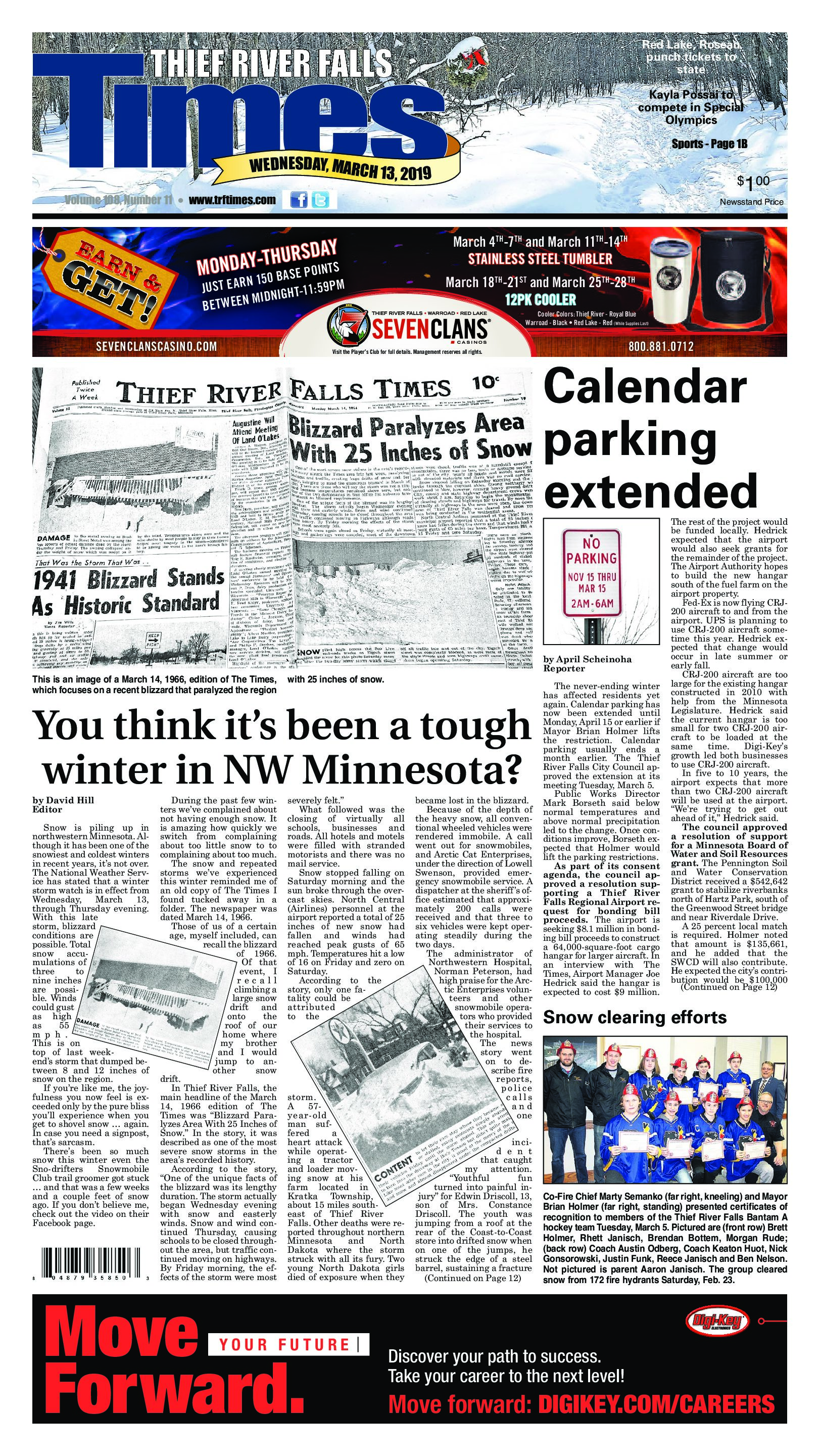 March 13, 2019 | Thief River Falls Times & Northern Watch – Official Page